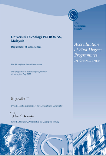 UTP Petroleum Geoscience Bachelor's Degree First in South East Asia to Receive International ...